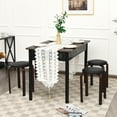 Costway Set of 4 Bentwood Round Stools, Stackable Kitchen Dining Chairs ...