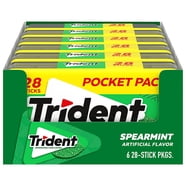 Trident Mega Tropical Twist Sugar Free Gum, 9 Packs Of 10 Pieces (90 ...