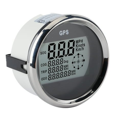 Compteur De Vitesse, Akozon 3,3 Pouces 12 V/24 V 0-999 Nœuds KM/H MPH ...