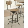 Adjustable Bar Stools Weathered Brown and Graphite (Set of 2) - Walmart.com