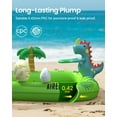 Dino Planet Inflatable Play Center, Airefina Kids Pool, 97"x76"x41 ...