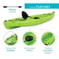 Lifetime Tioga 10 ft Sit-On-Top Kayak with Paddle, Lime Green (90534 ...