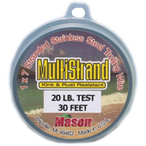 Mason Tackle Company MULTISTRAND Leader Wire - Walmart.com