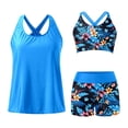 Aihuaihua Tankini Swimsuits for Women 2 Piece Floral Push Up High Cut ...