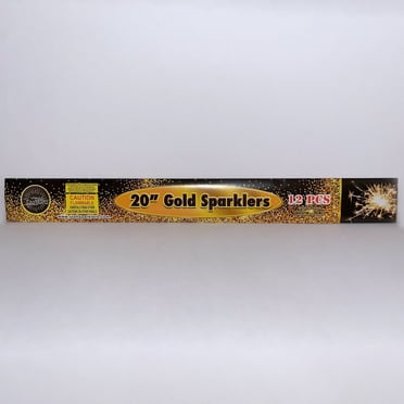 Wedding Sparklers- 100 Sparklers-20" Inch- Length- Gold Wire- Used For ...