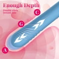 G Spot Vibrator 4 In 1 Clitoral Stimulator 7 Frequency Suction Hammer