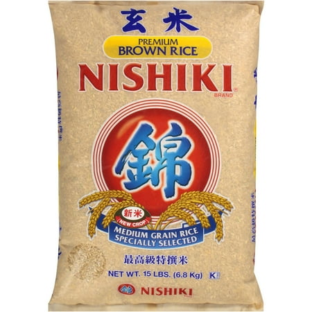 Nishiki Premium Brown Rice, 15 lb - Walmart.com