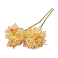 Artificial Dahlia Flowers, 2 Pcs 14.96 In Plastic Bouquet For Table ...