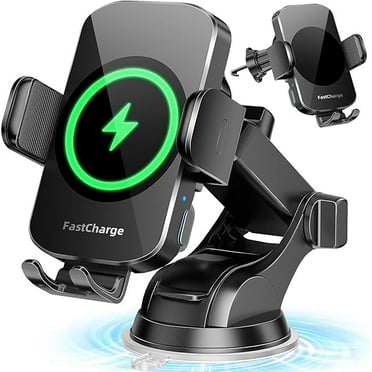 DIGITNOW 15W Wireless Car Charger, Fast Auto-Clamp for iPhone 15 ...