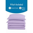 Alaska King ( 132" x 120" ) (Lilac, Solid) 600 Series Pima Cotton 3 ...