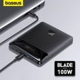 Free Shipping! Baseus Power Bank 30000mA Portable Charger with 7-Ports ...