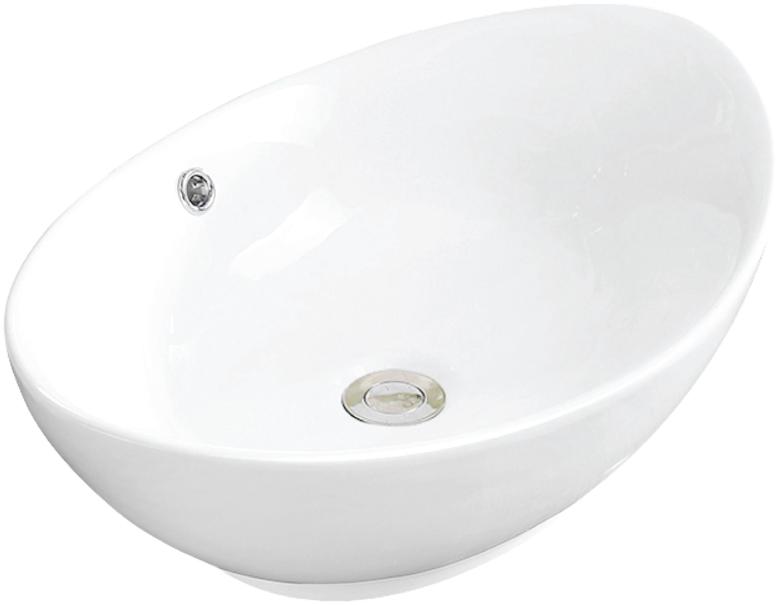 Karran Usa Vc-301 Valera 22-7/8" Oval Vitreous China Vessel Bathroom ...