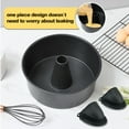 GPED 10 Inch Angel Food Bundt Cake Pan, Nonstick Baking Pan with ...