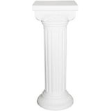 Tall Pedestal Roman Plastic Pillars Columns, White, 36-Inch - Walmart.com