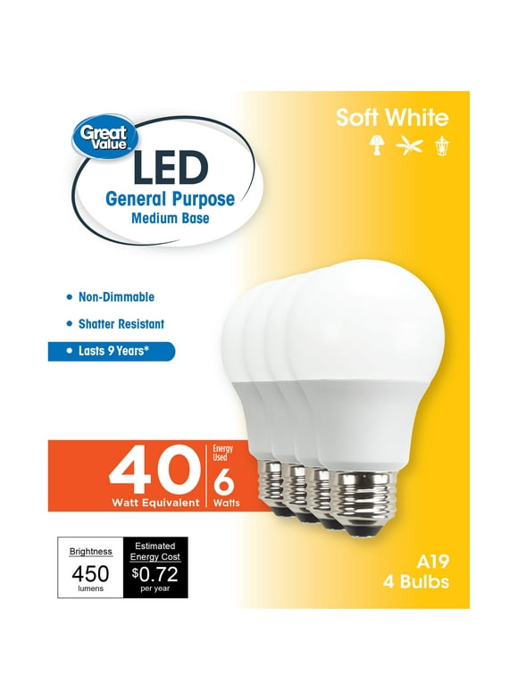 Great Value Light Bulbs - Walmart.com