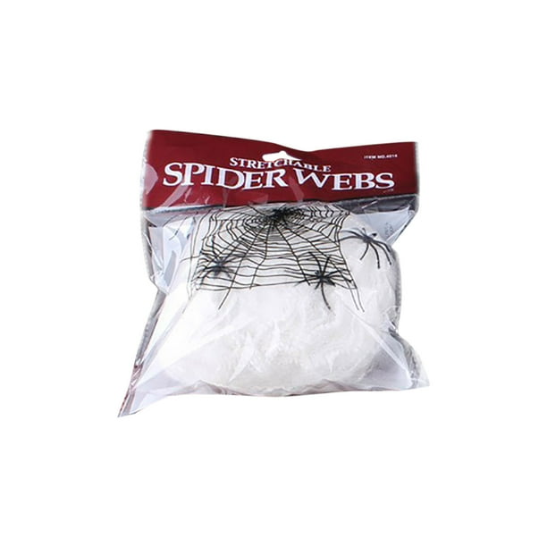Fridja 150 Sq Ft Halloween Spider Web Decorations, with 2 Black Fake ...