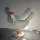 Aufmer 1 Pcs Simulated Chicken Laying Eggs Night Light, Whimsical Resin ...