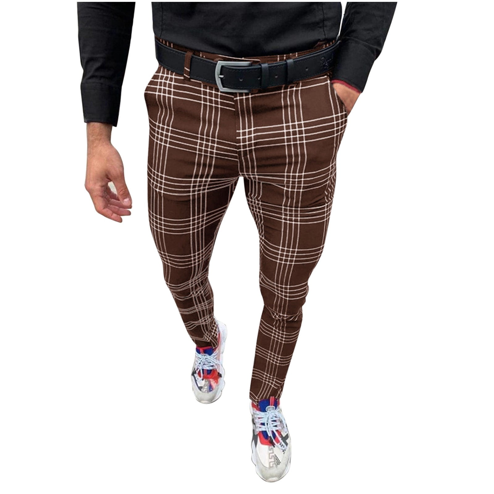 Puntoco Leisure Pants Men,Men Pants Clearance,Men Dress Pants,Casual ...