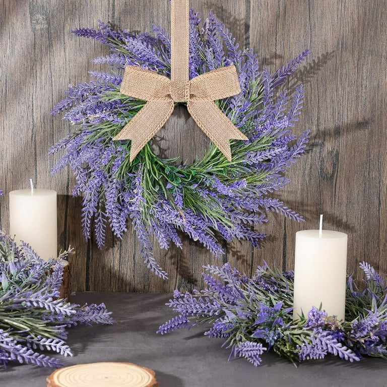 Wedding Table Centerpiece Candle Rings 12 Pcs Lavender Candle Rings – 3 ...