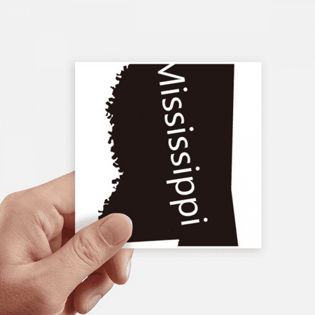 USA Map Outline Sticker Square Waterproof Stickers Wallpaper Car Decal ...