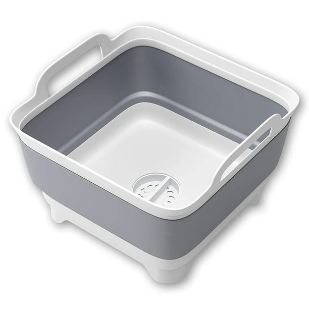 9L Collapsible Dish tub Portable Sink, Folding Laundry tub, Washing ...