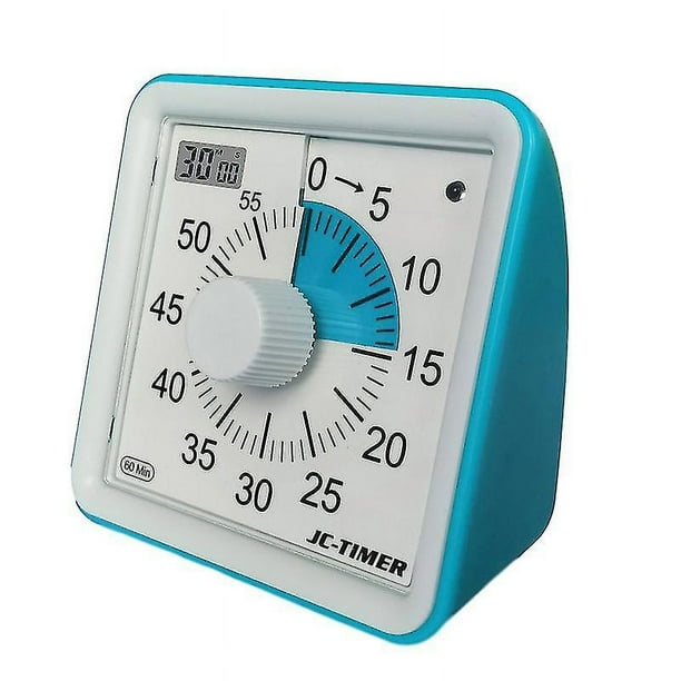 Visual Timer 60-minute Silent Countdown Timer For Kids And Adults Time ...