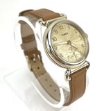 Timex Womens Model 23 33mm Gold-tone Case Tan Leather Strap - Walmart.com