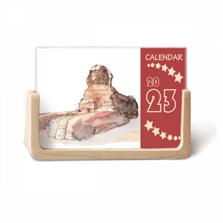 Great Sphinx of Giza in Egypt Desk Calendar Desktop Decoration 2023 ...