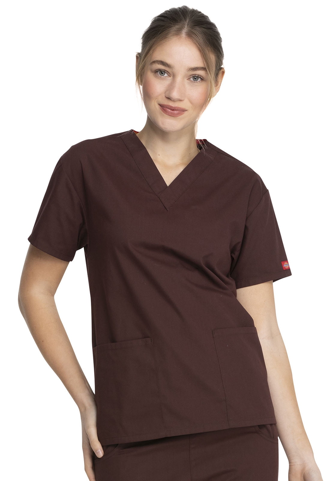 Dickies EDS Signature Scrubs Top for Women V-Neck 86706 - Walmart.com
