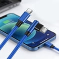 YIEMEEN Flexible USB C Charging Cable 60W Power Delivery Angled Design ...
