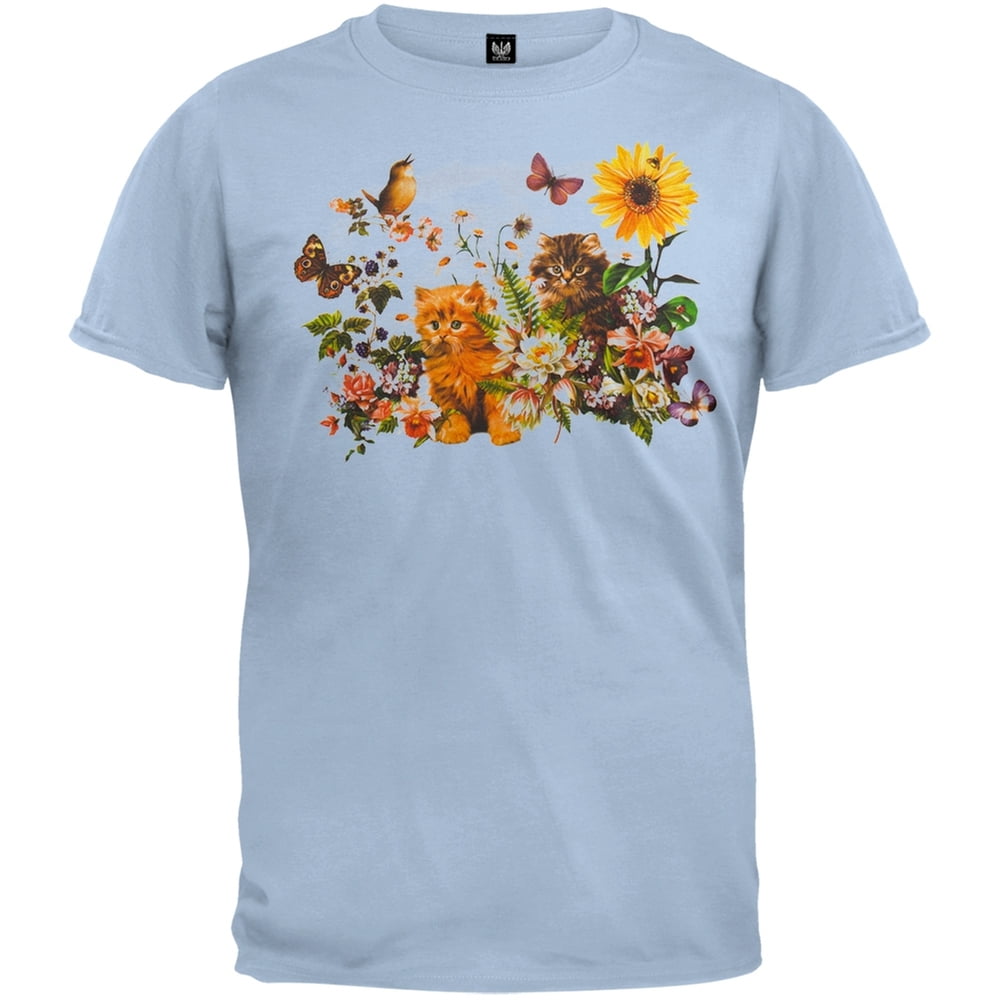 Click here for Old Glory Garden Kittens Light Blue T-Shirt prices