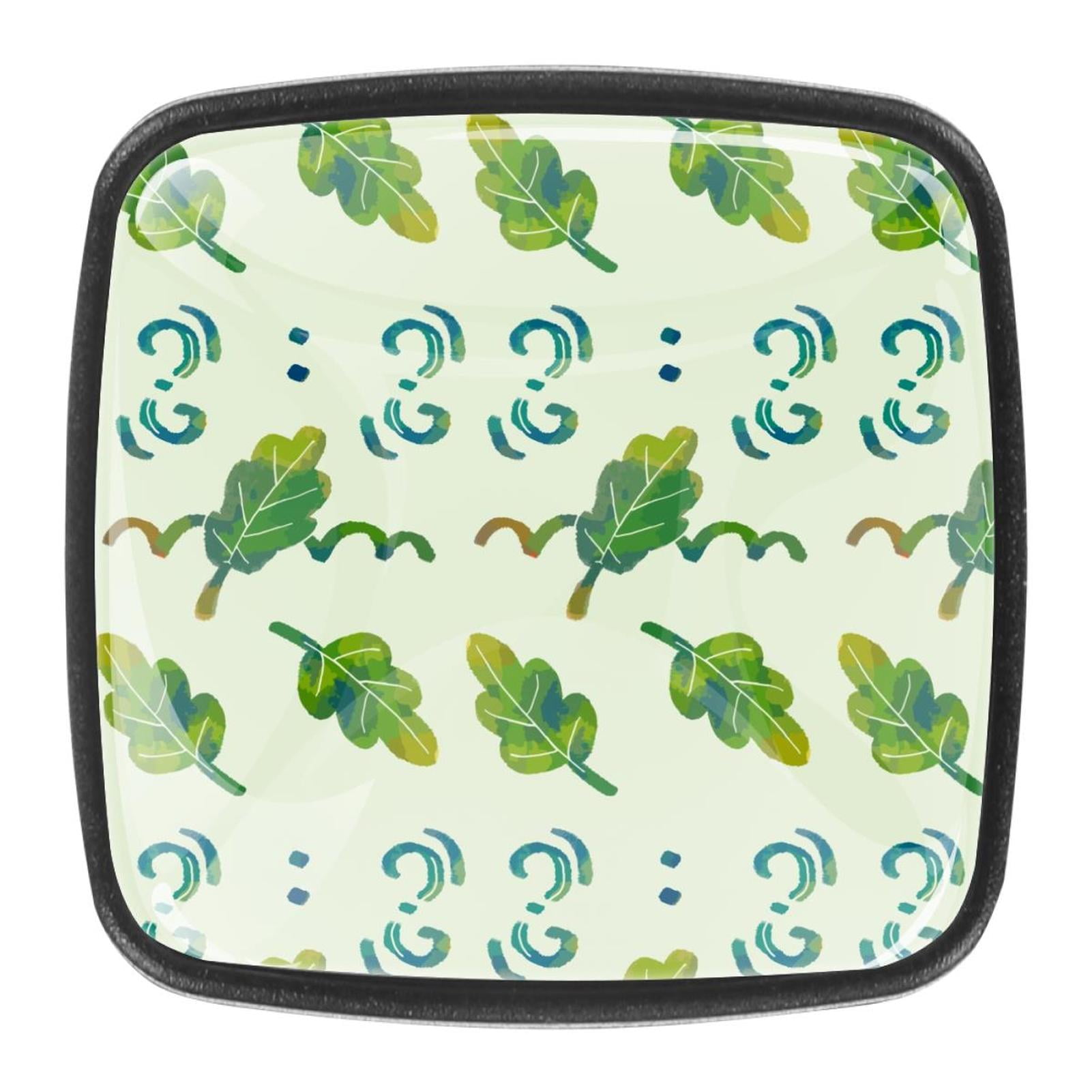 4 Pcs Square Cabinet Handle Cupboard Knob Drawer Pulls Handle ...