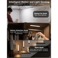 12" -Thin Under Cabinet Lighting Cordless, Alloy Under Counter Lights ...