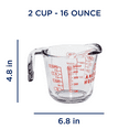 Anchor Hocking Glass Measuring Cup, 2 Cup - Walmart.com