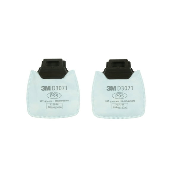 3M Secure Click Full Facepiece Reusable Respirator FF-803, Large ...