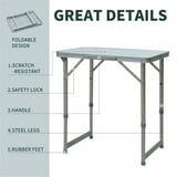 Magace Portable Camping Table/ Dining Table 23.5" L x 17.75" W x 18.75 ...