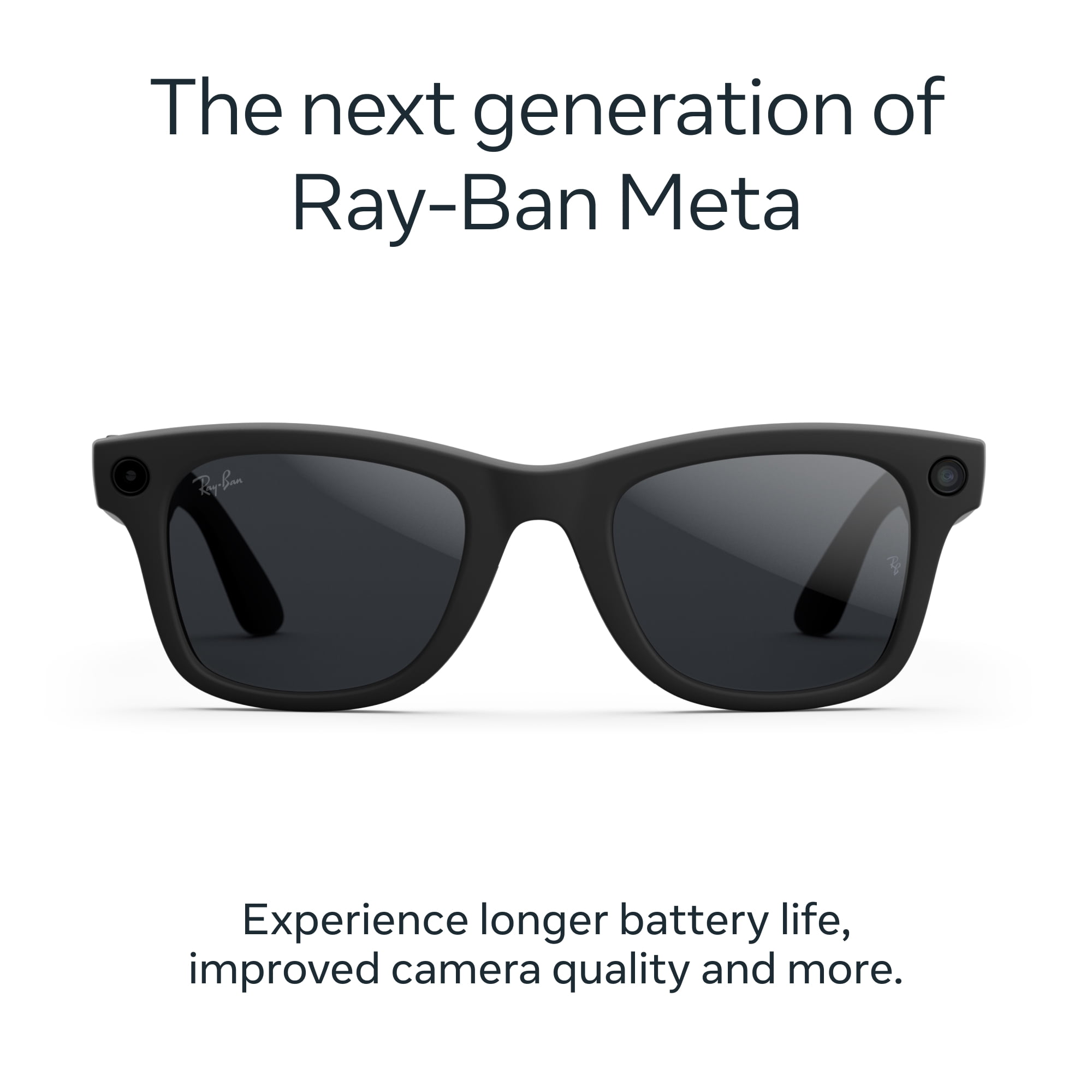 Click here for Ray-Ban Meta Wayfarer (Gen 2) - Matte Black  Trans... prices