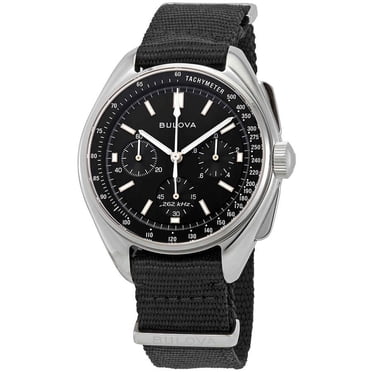 Bulova Men's Special Edition Lunar Pilot Chronograph Moon Watch 96B251 ...