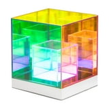 Merkury Innovations Infinity Cube Night Light - Iridescent Effect ...
