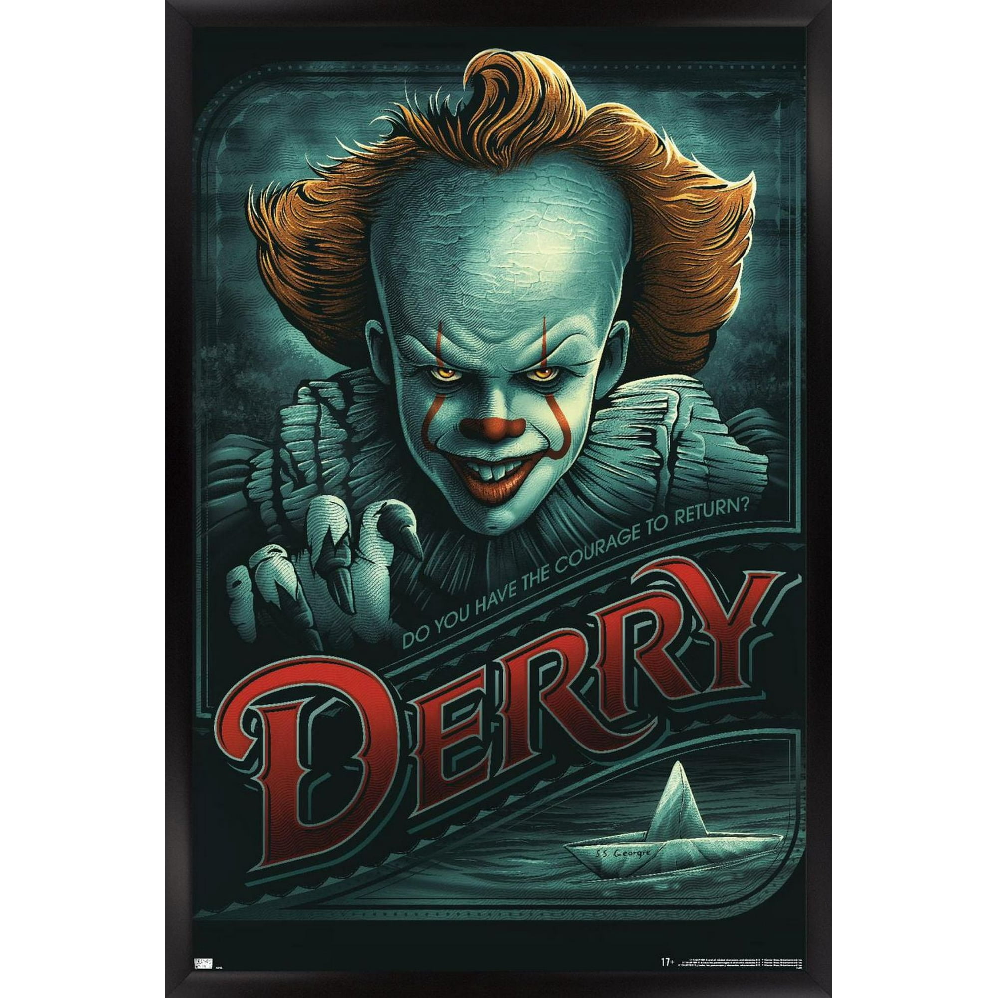 Click here for Trends International It - Pennywise Derry Wall Pos... prices