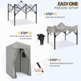 EAGLE PEAK Flex Ultra Compact 4 ft x 4 ft Pop-up Changing Room Canopy ...