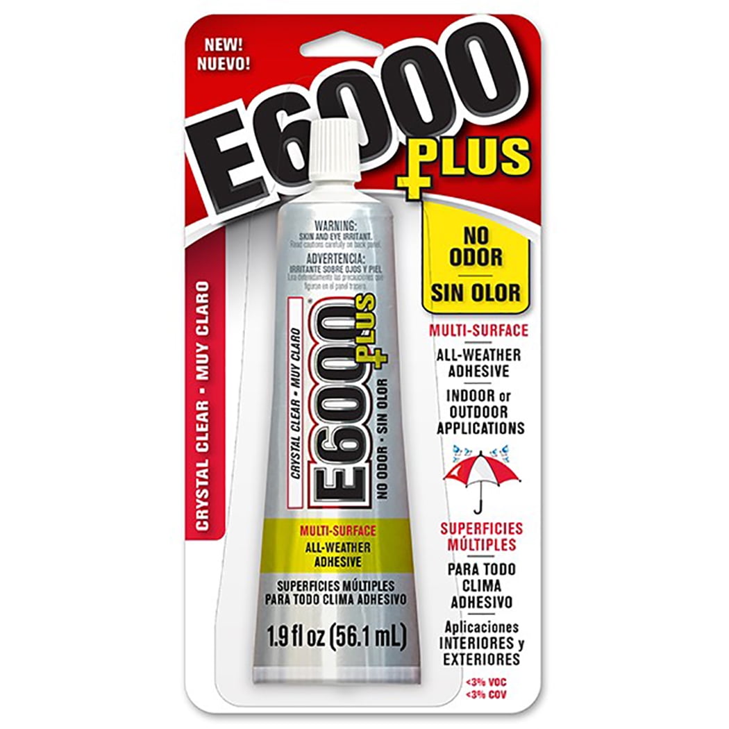 Eclectic E-6000 PLUS Adhesive, 1.9 oz. - Walmart.com - Walmart.com