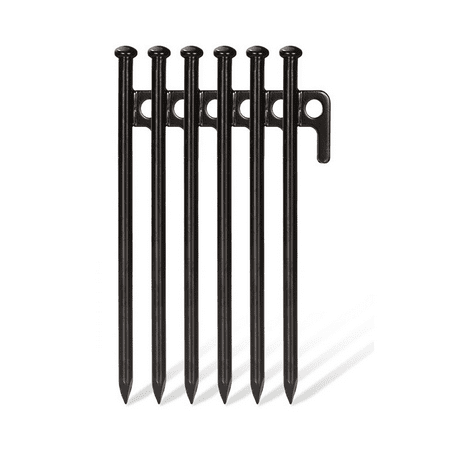 Steel Tent Pegs - Long Heavy Duty Pegs for Camping and Outdoors ...