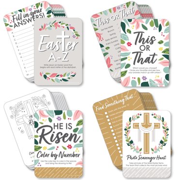 Big Dot of Happiness Hippity Hoppity - 4 Easter Bunny Party Games - 10 ...