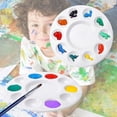 3pcs Paint Tray Pallets for Kids Plastic Paint Tray Palettes with 10 ...
