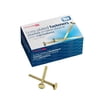ACCO Brass Prong Paper File Fasteners, 1-1/4", 100-Pack - Walmart.com