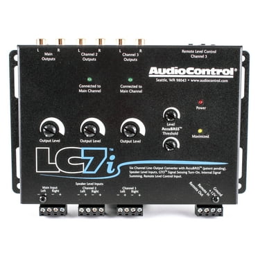 AudioControl LC8i Black Eight Channel Line Output Converter with ...
