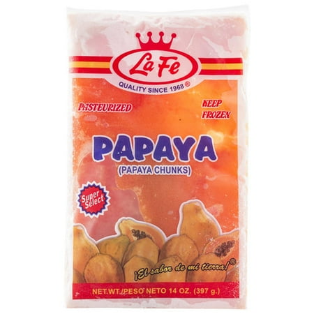La Fe Frozen Papaya Chunks, 14 oz - Walmart.com