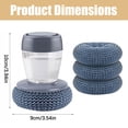 1Pc Scrub Brush Head Scrubber Refill For Kitchen Sink,Plastic Silver ...