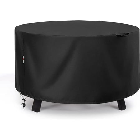 Unicook Fire Pit Cover, Round Fire Bowl Cover 32”Dia x 14”H, Heavy Duty ...